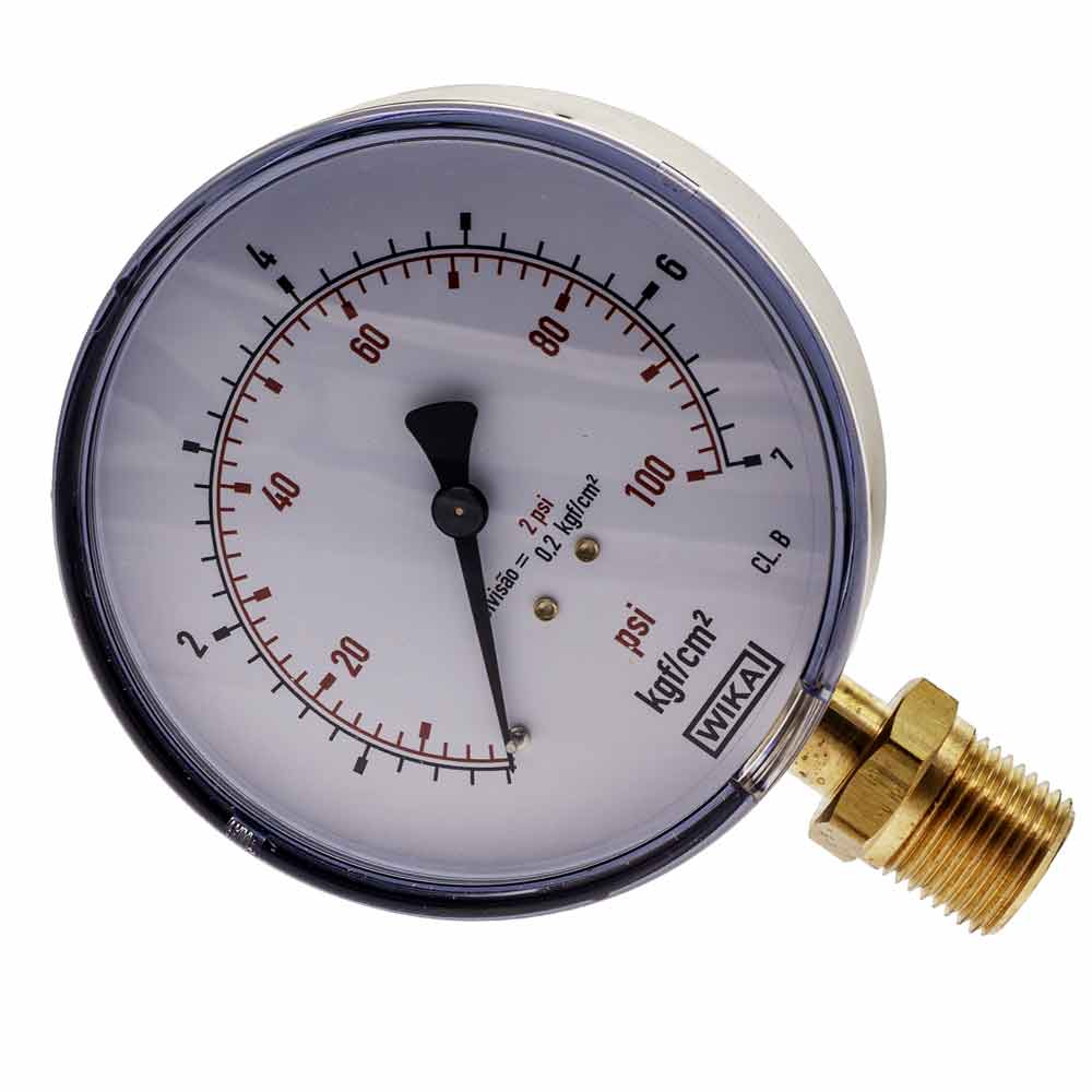 Man metro De G s WIKA 1 2 0 A 07 Kg 100 PSI 100 Mm Man metro De G s WIKA 1 2 0 A 07 Kg 100 PSI 100 Mm